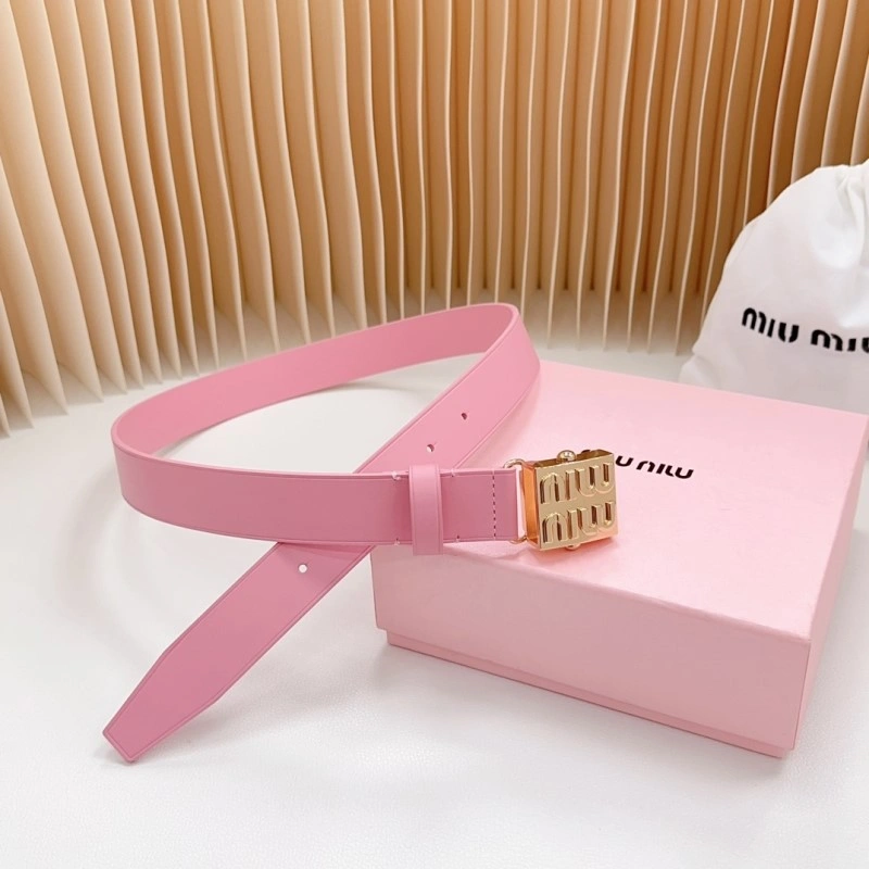 Brand-authenticated Miu Miu Belts