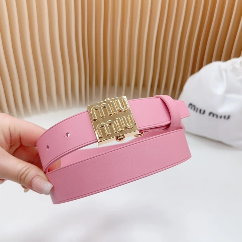 Brand-authenticated Miu Miu Belts