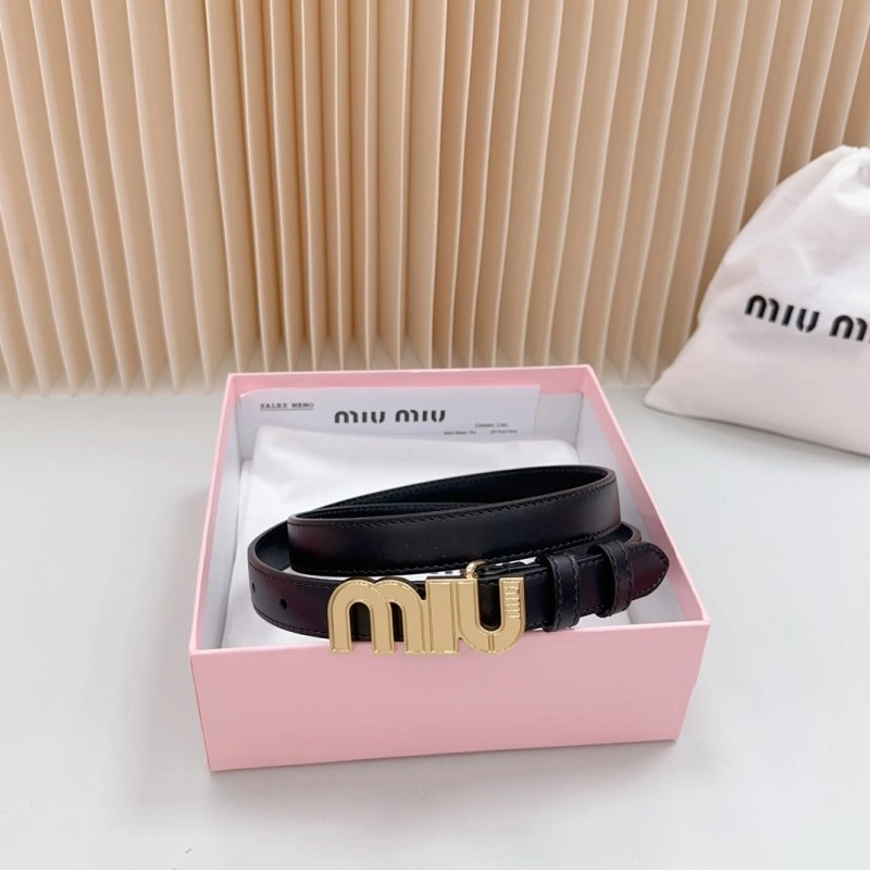 Exact replica Miu Miu Belts
