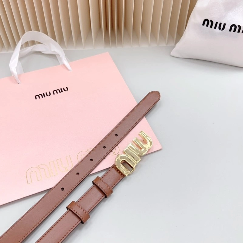 Exact replica Miu Miu Belts