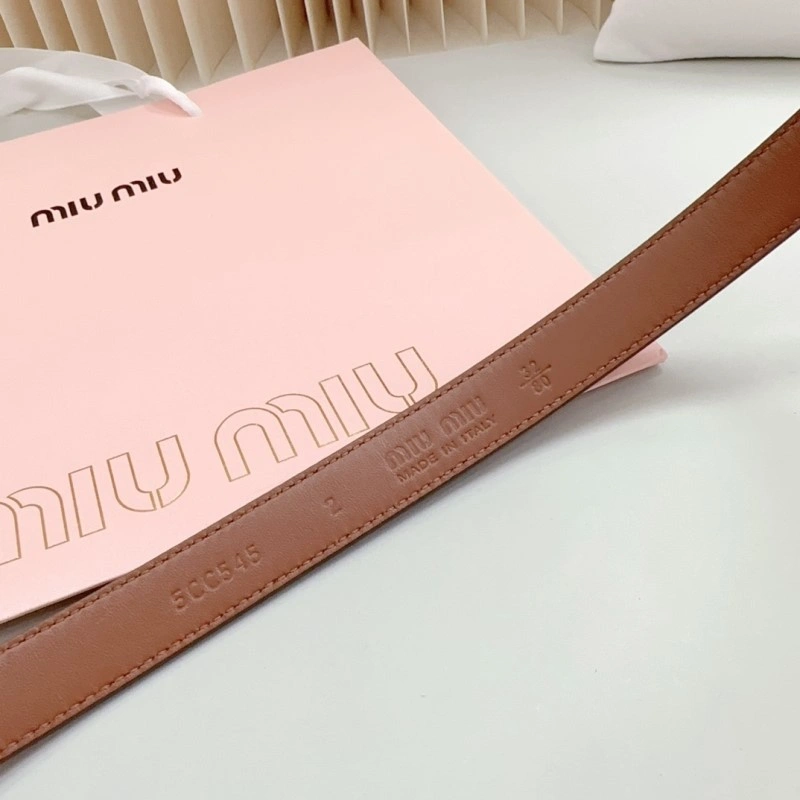 Exact replica Miu Miu Belts