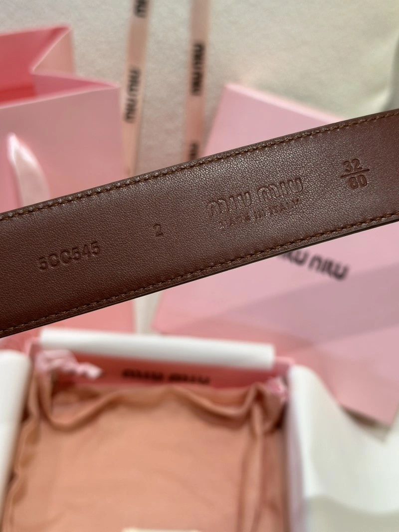 Genuine Miu Miu Belts