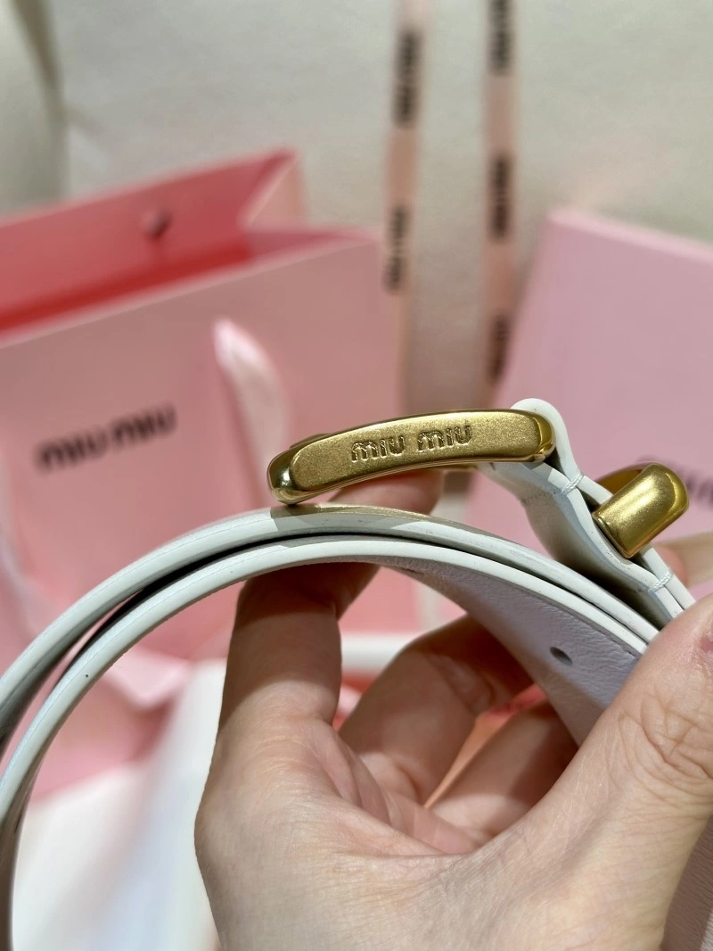 Accurate model Miu Miu Belts