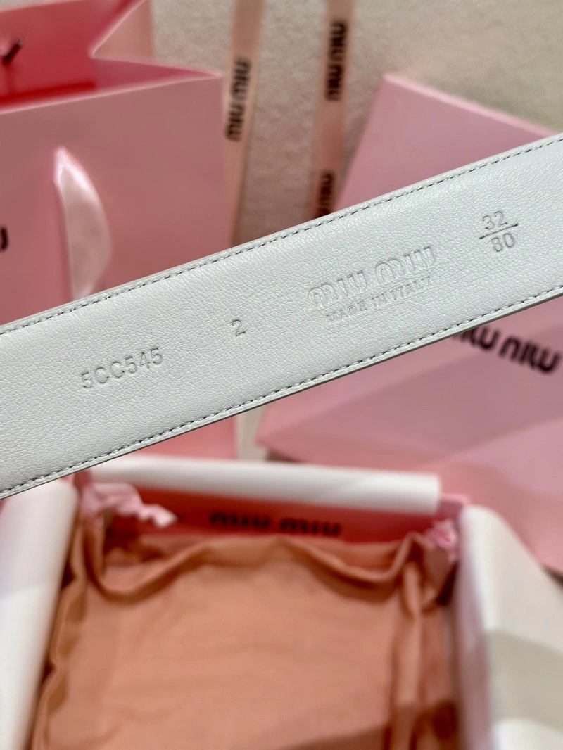 Accurate model Miu Miu Belts