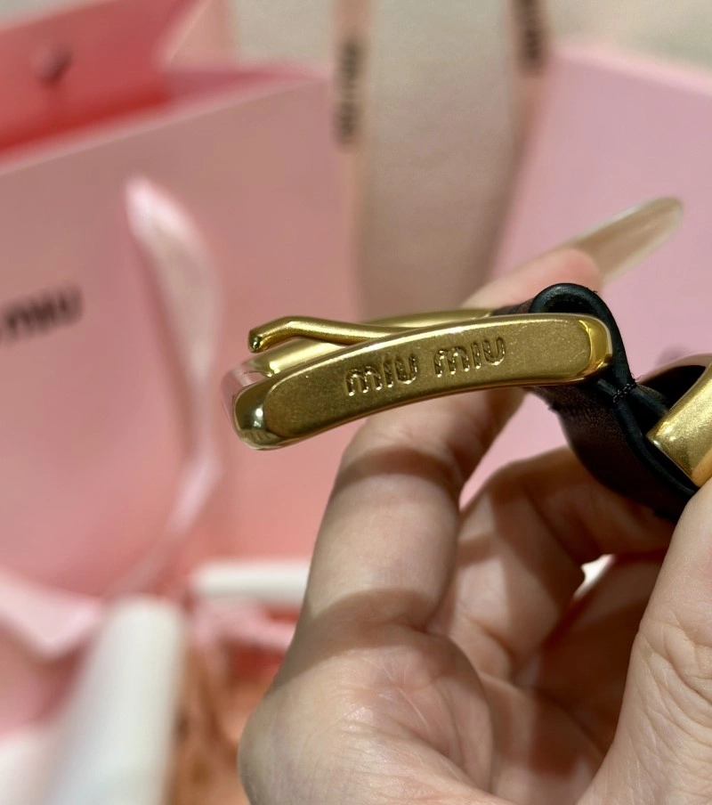 Indistinguishable Miu Miu Belts