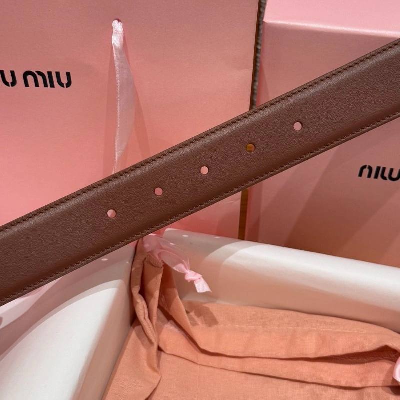 Brand-authenticated Miu Miu Belts