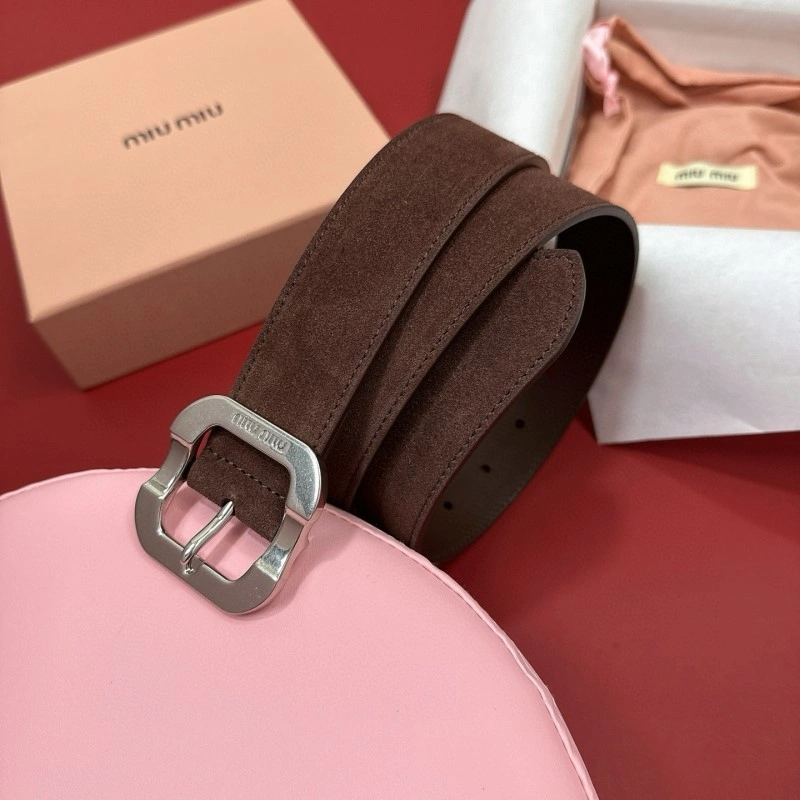 Brand-authenticated Miu Miu Belts