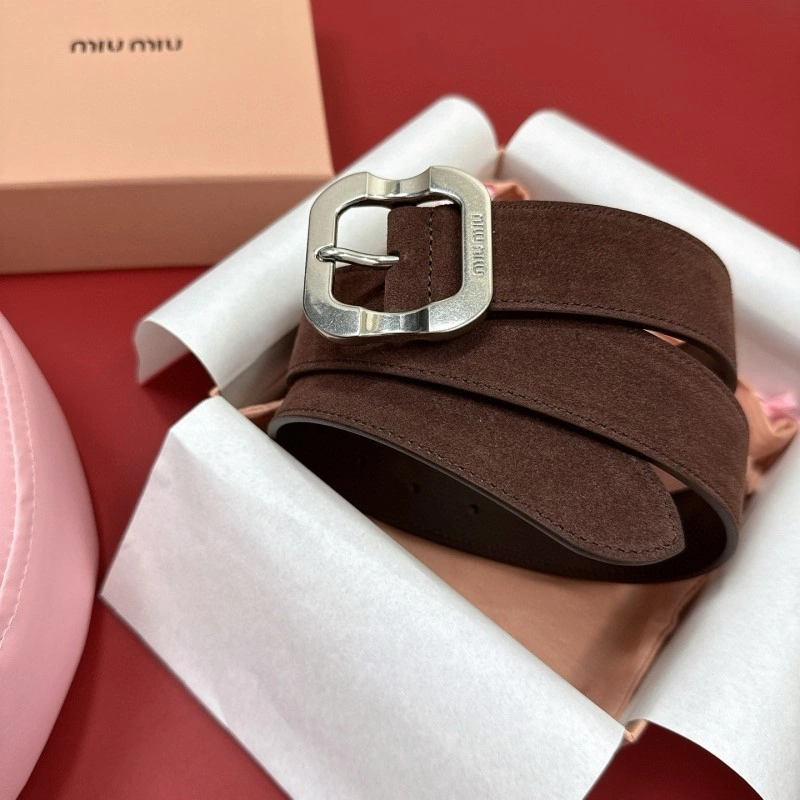 Brand-authenticated Miu Miu Belts