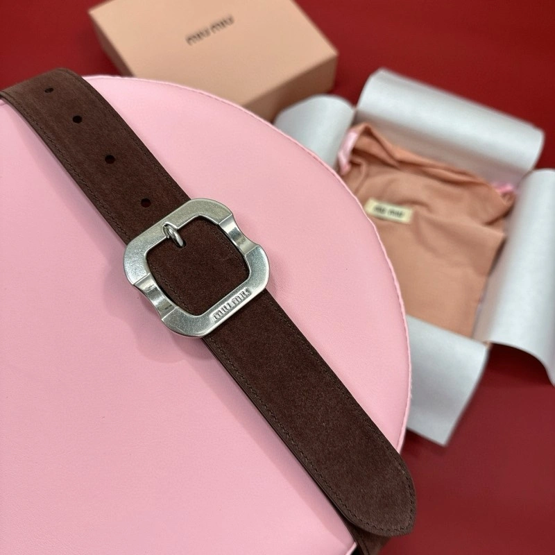 Brand-authenticated Miu Miu Belts