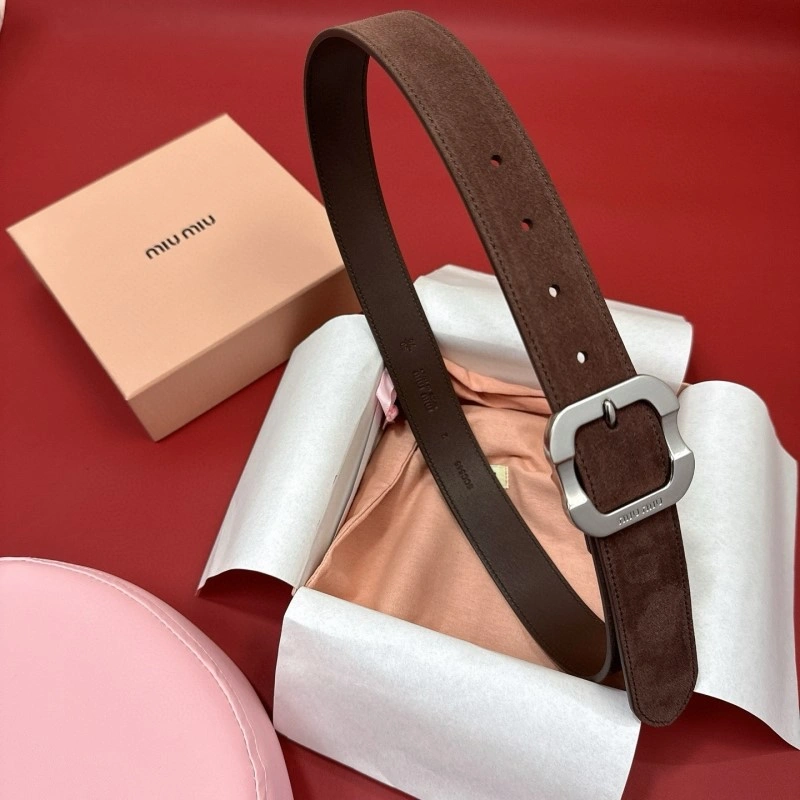 Brand-authenticated Miu Miu Belts