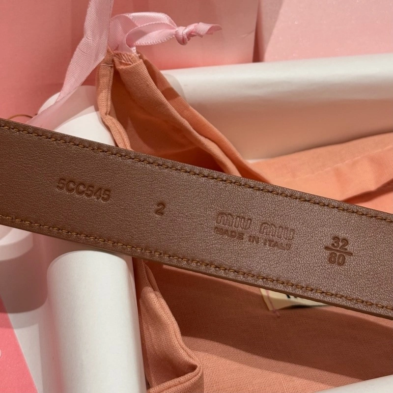 Exact replica Miu Miu Belts