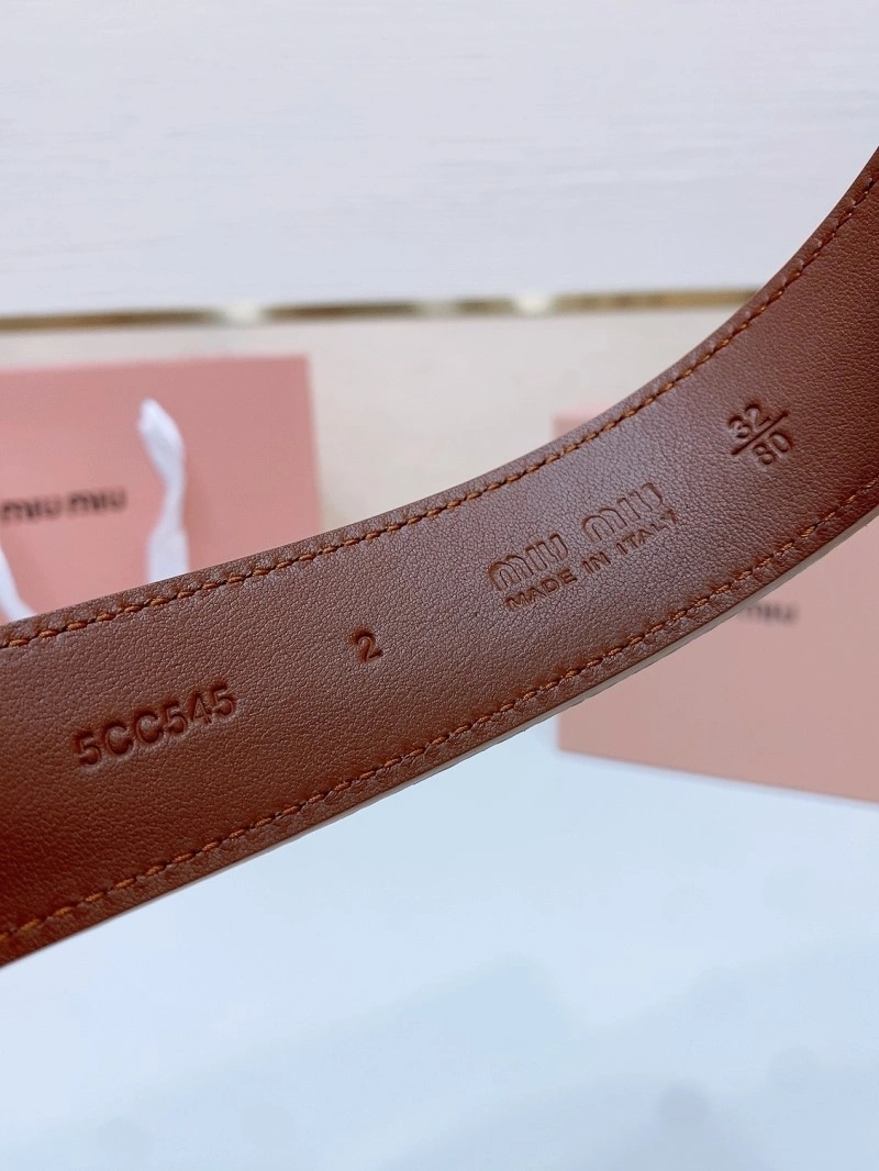 Accurate model Miu Miu Belts