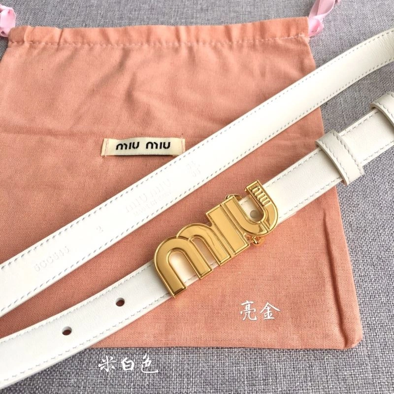 Budget-friendly Miu Miu Belts