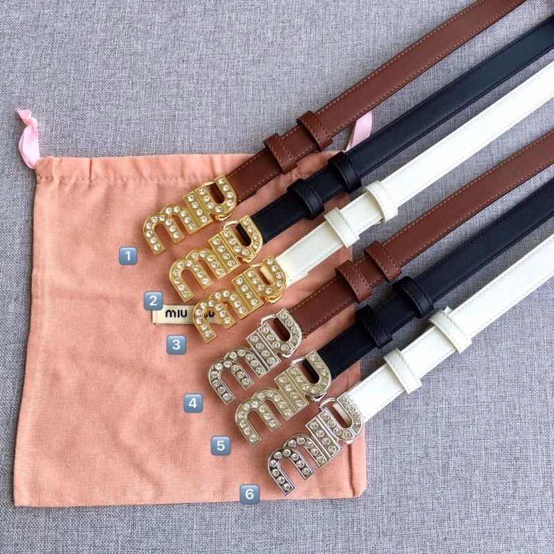 Budget-friendly Miu Miu Belts