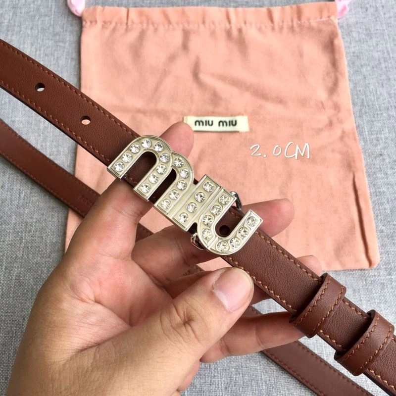 Top mirror Miu Miu Belts