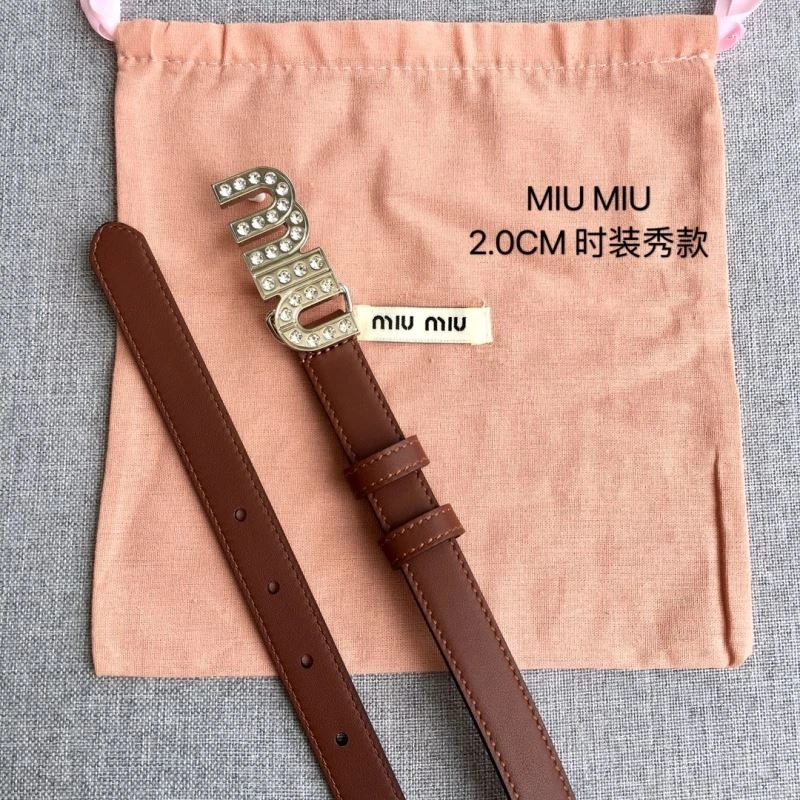 Top mirror Miu Miu Belts