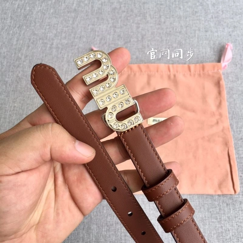 Top mirror Miu Miu Belts