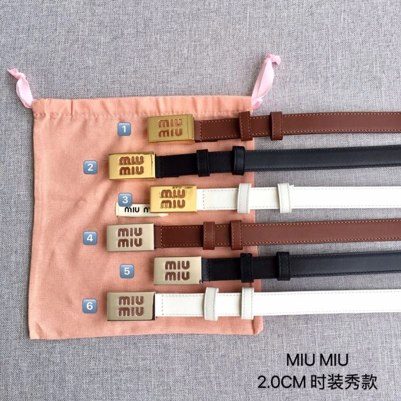 Brand-original Miu Miu Belts