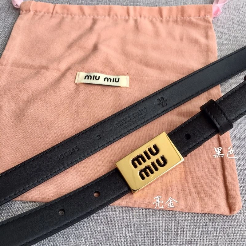 Official Miu Miu Belts
