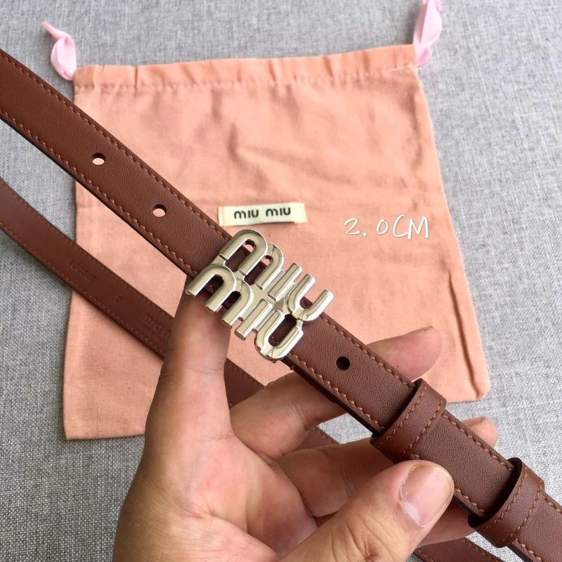 Authentic Miu Miu Belts