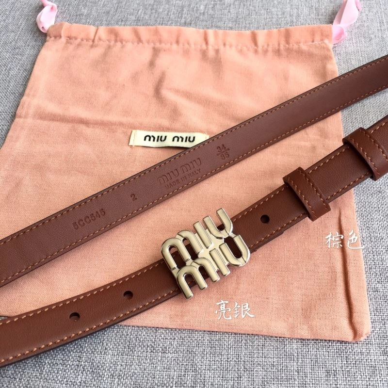 Authentic Miu Miu Belts
