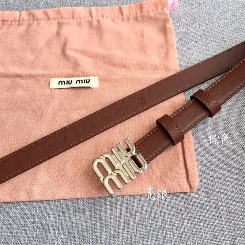 Authentic Miu Miu Belts