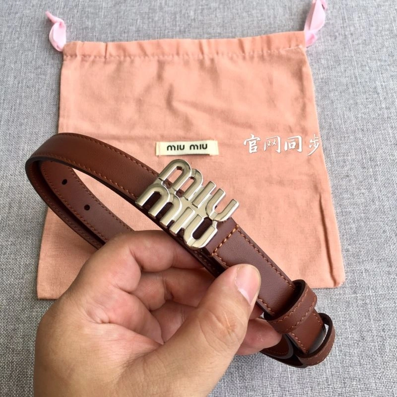 Authentic Miu Miu Belts