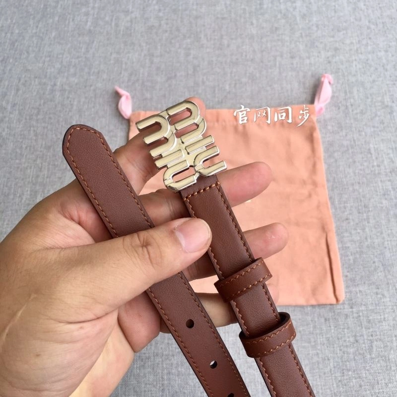 Authentic Miu Miu Belts