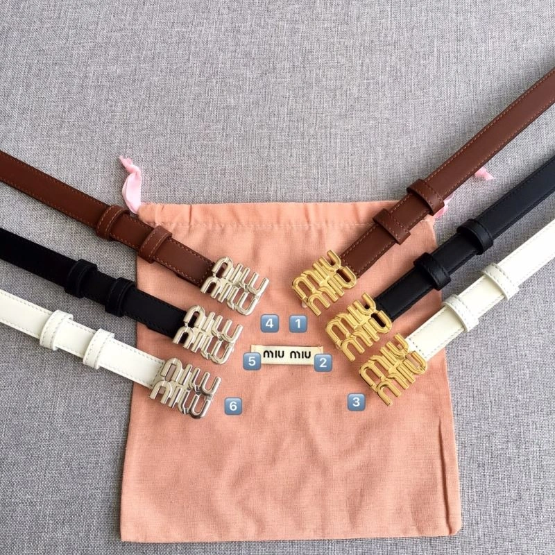 Authentic Miu Miu Belts