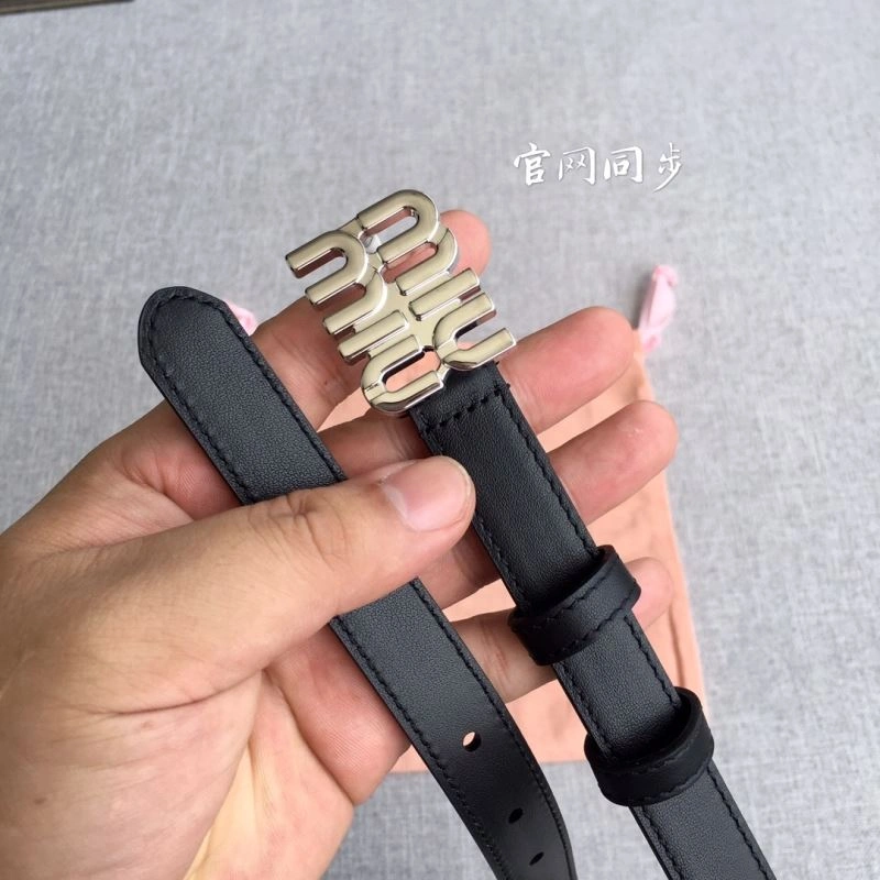 Brand-authenticated Miu Miu Belts