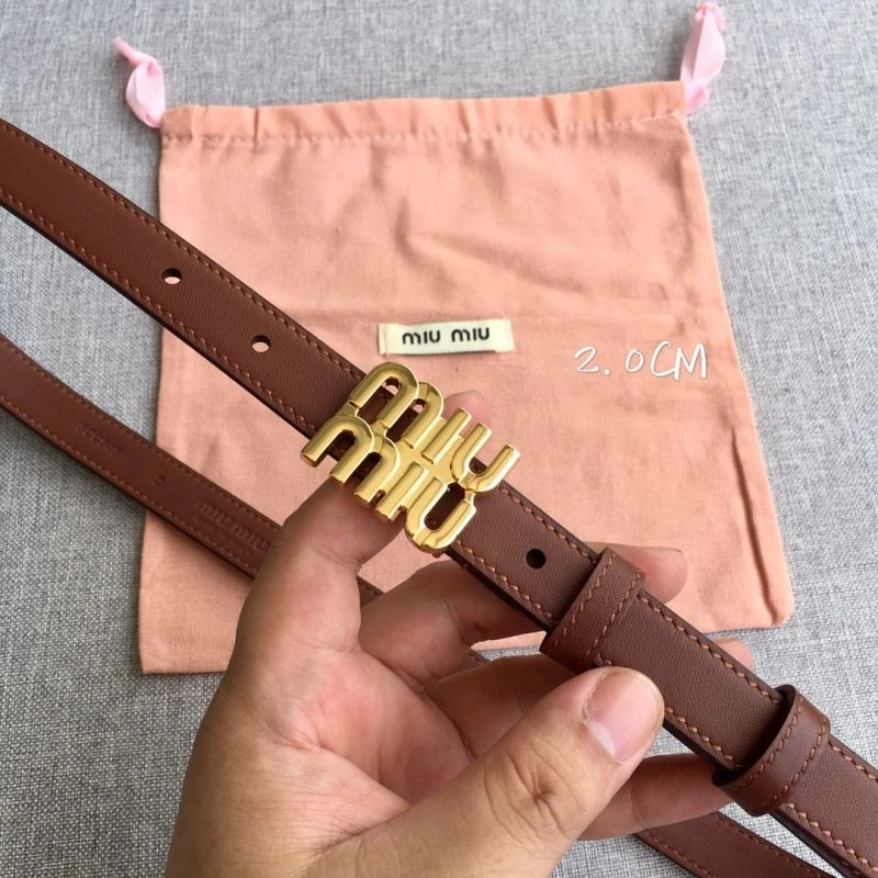 Indistinguishable Miu Miu Belts