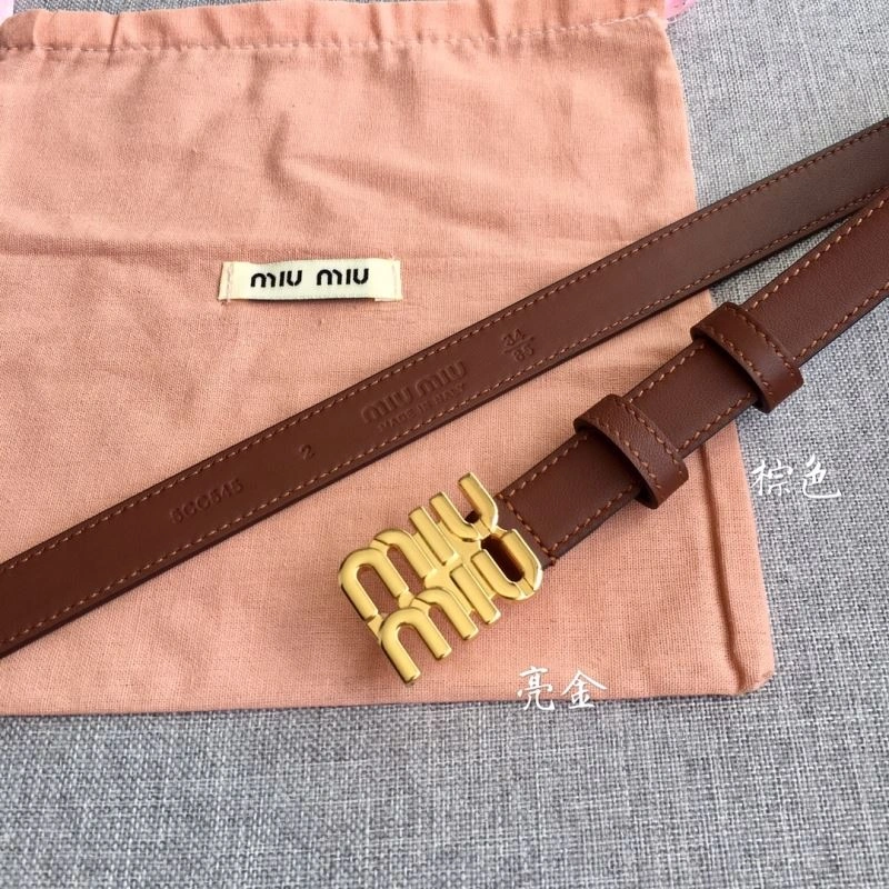 Indistinguishable Miu Miu Belts