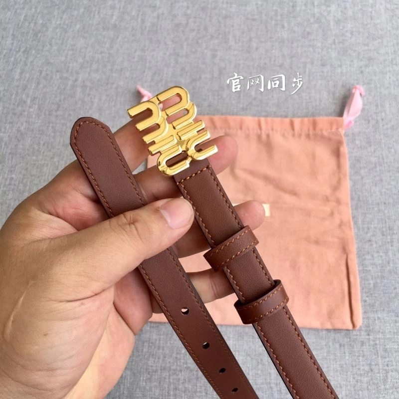 Indistinguishable Miu Miu Belts