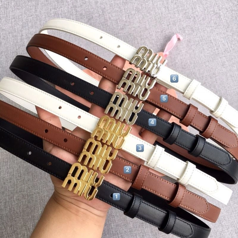 Indistinguishable Miu Miu Belts