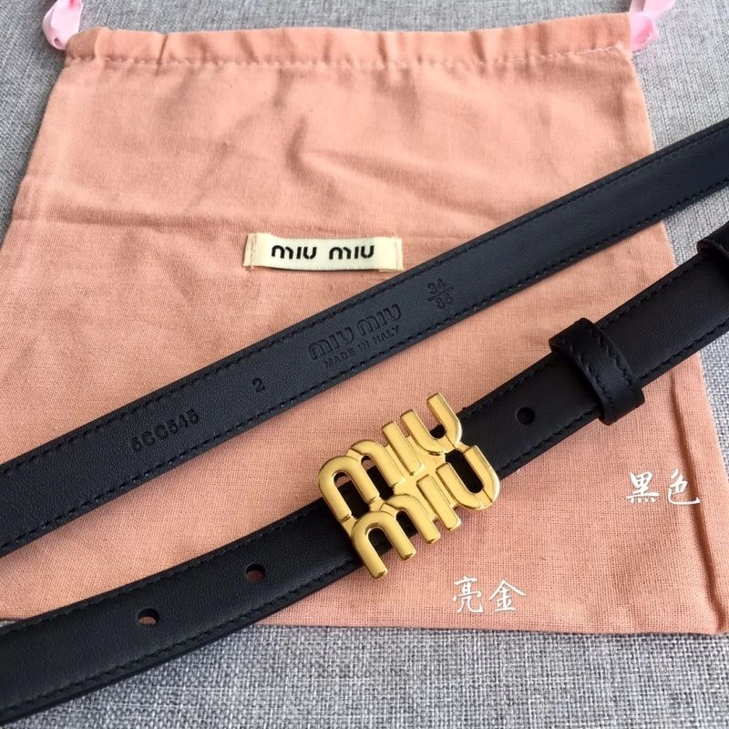 Real Miu Miu Belts