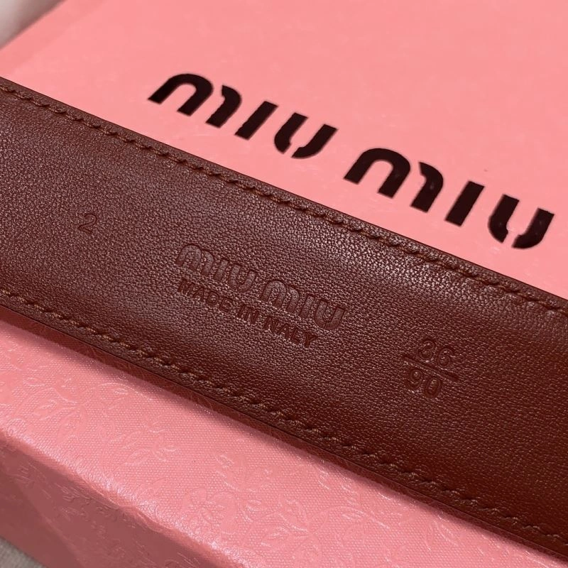 Authentic Miu Miu Belts