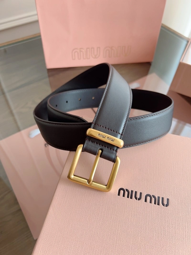 Authentic Miu Miu Belts