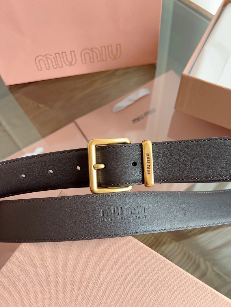 Authentic Miu Miu Belts
