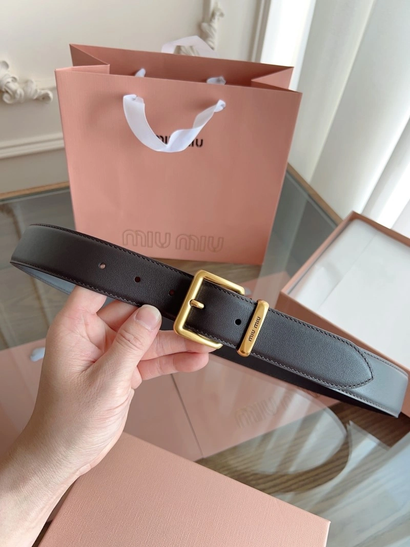 Authentic Miu Miu Belts