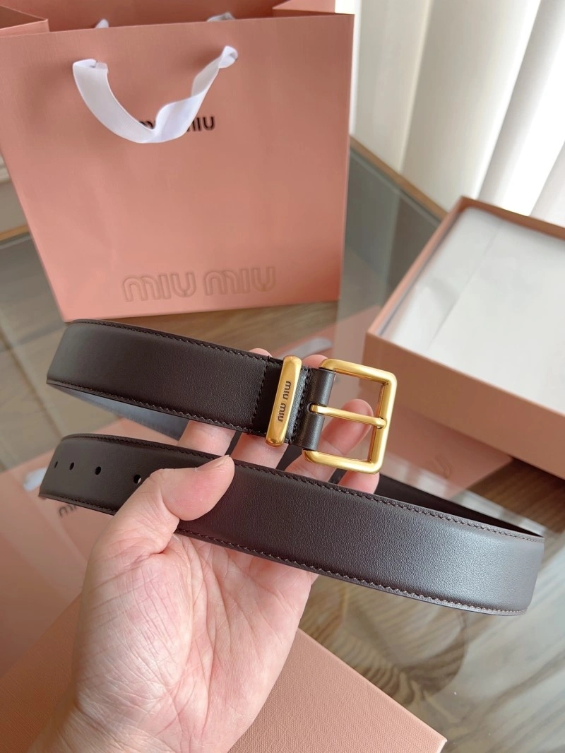 Authentic Miu Miu Belts