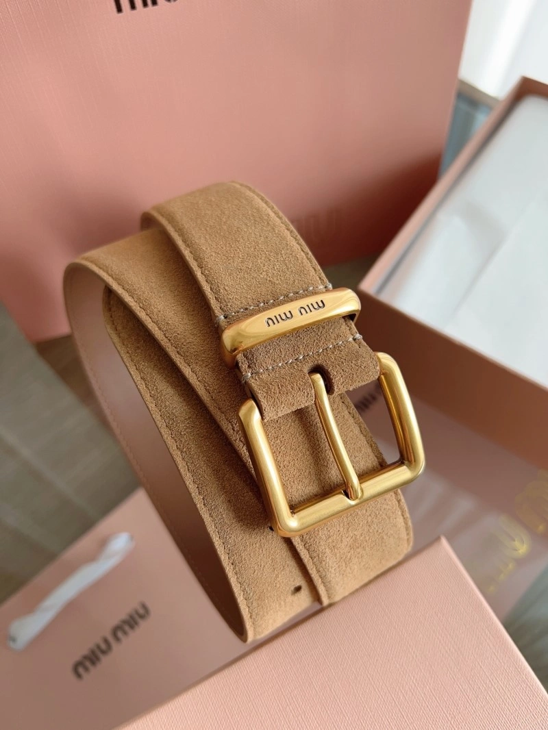 Brand-authenticated Miu Miu Belts