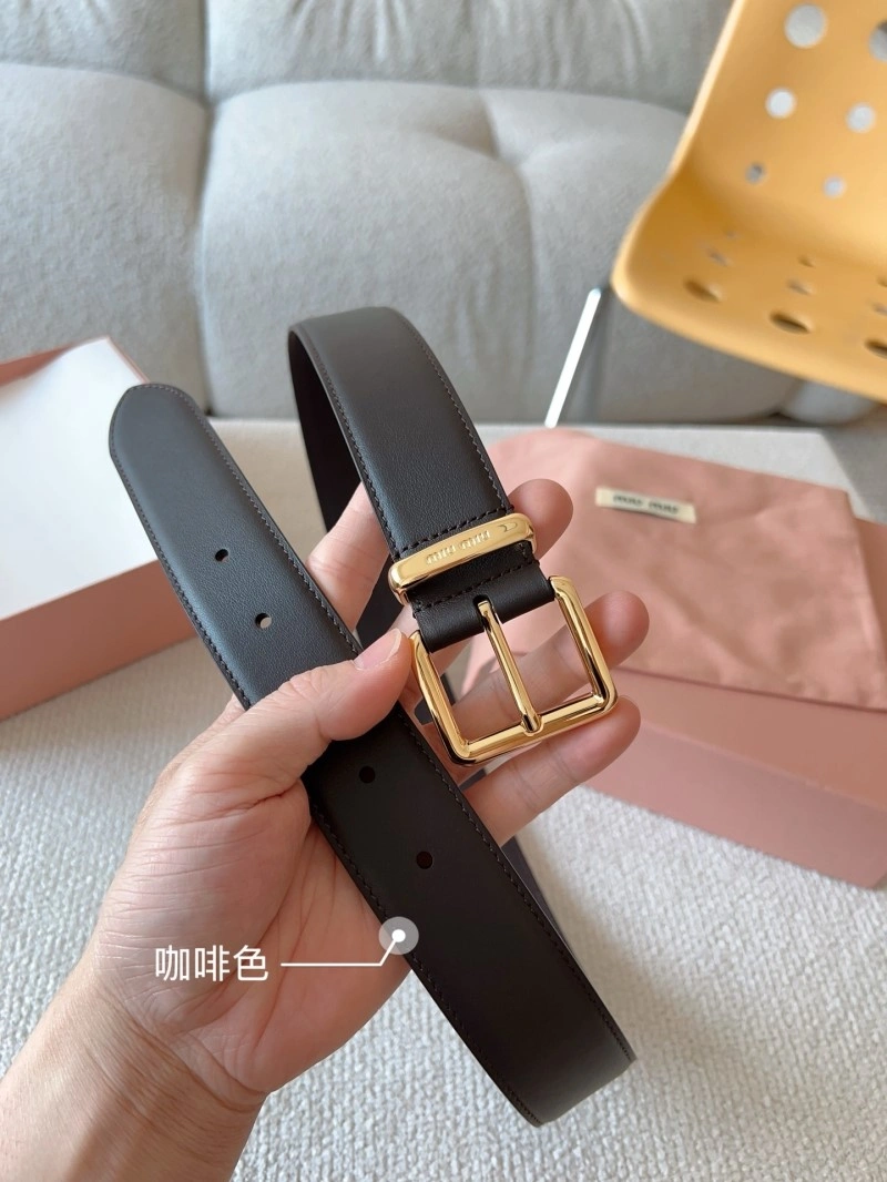 Authentic Miu Miu Belts