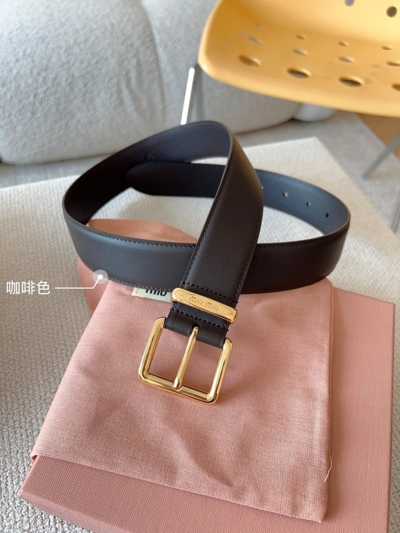 Authentic Miu Miu Belts