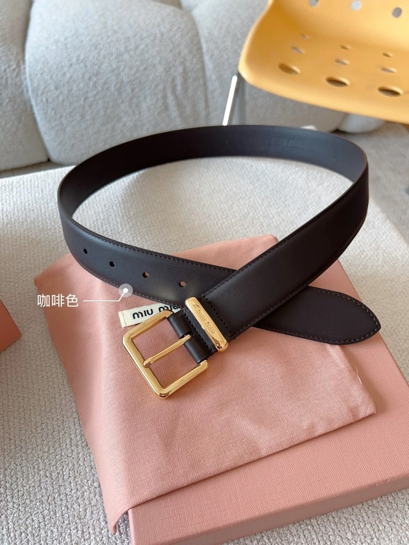 Authentic Miu Miu Belts