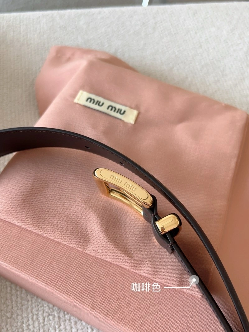 Authentic Miu Miu Belts