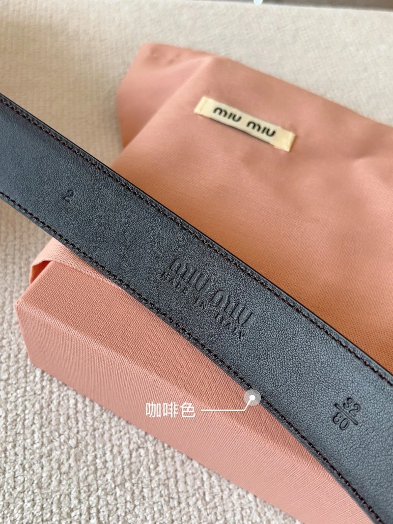 Authentic Miu Miu Belts