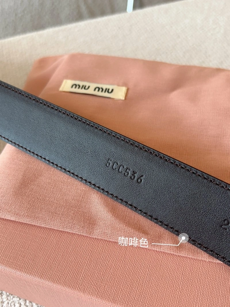 Authentic Miu Miu Belts