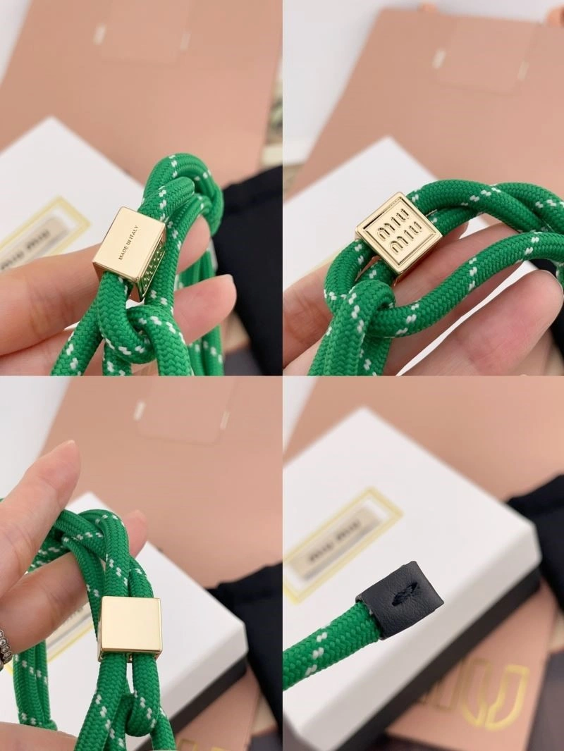 Brand-authenticated Miu Miu Bracelets