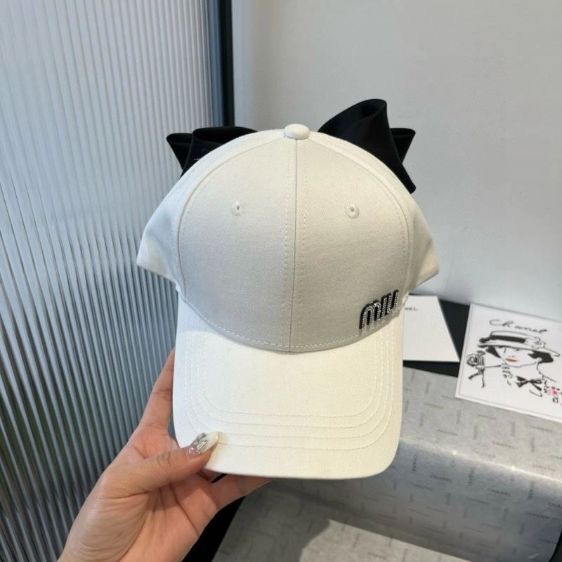 Brand-authenticated Miu Miu Caps