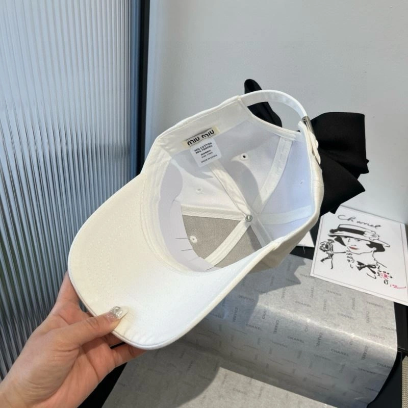 Brand-authenticated Miu Miu Caps